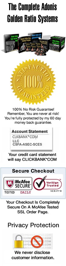 Adonis Golden Ratio - The Body Your DNA Meant You To Have